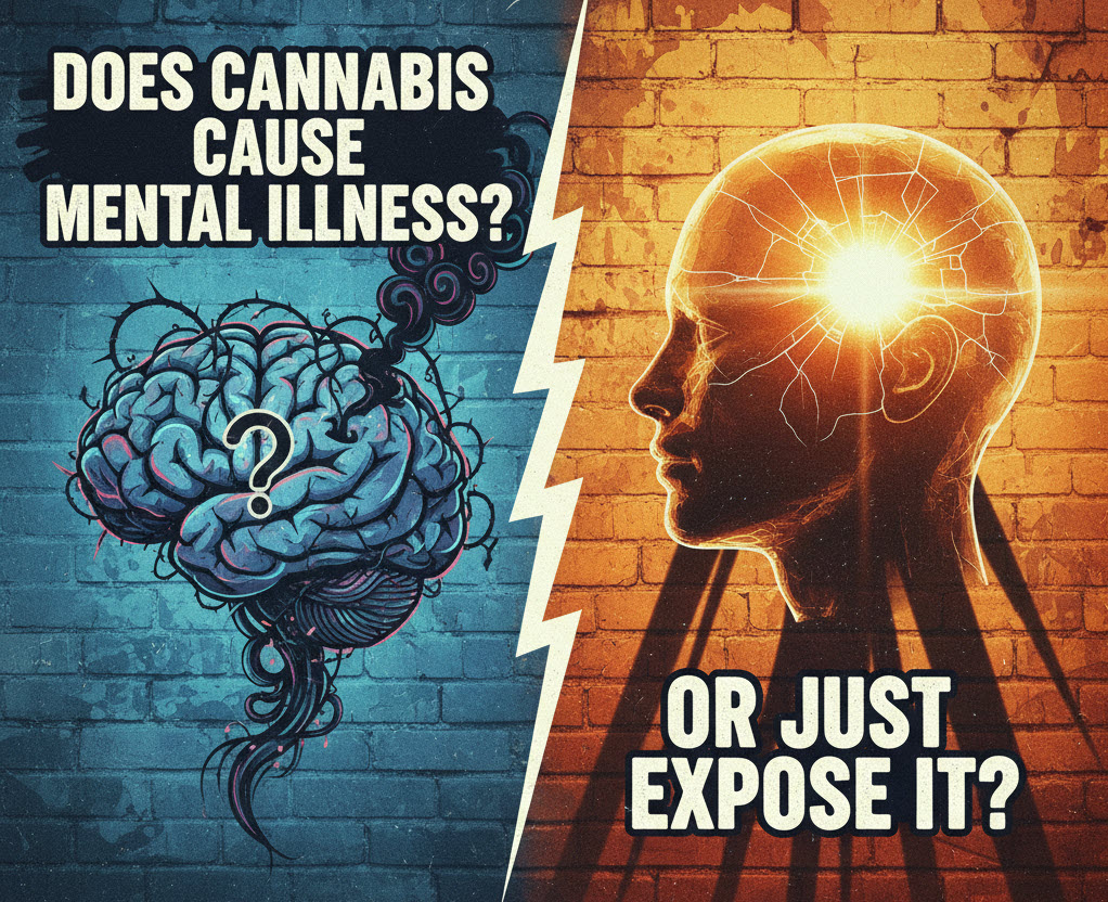 Does Cannabis Cause Mental Illness, or Just Expose It?
