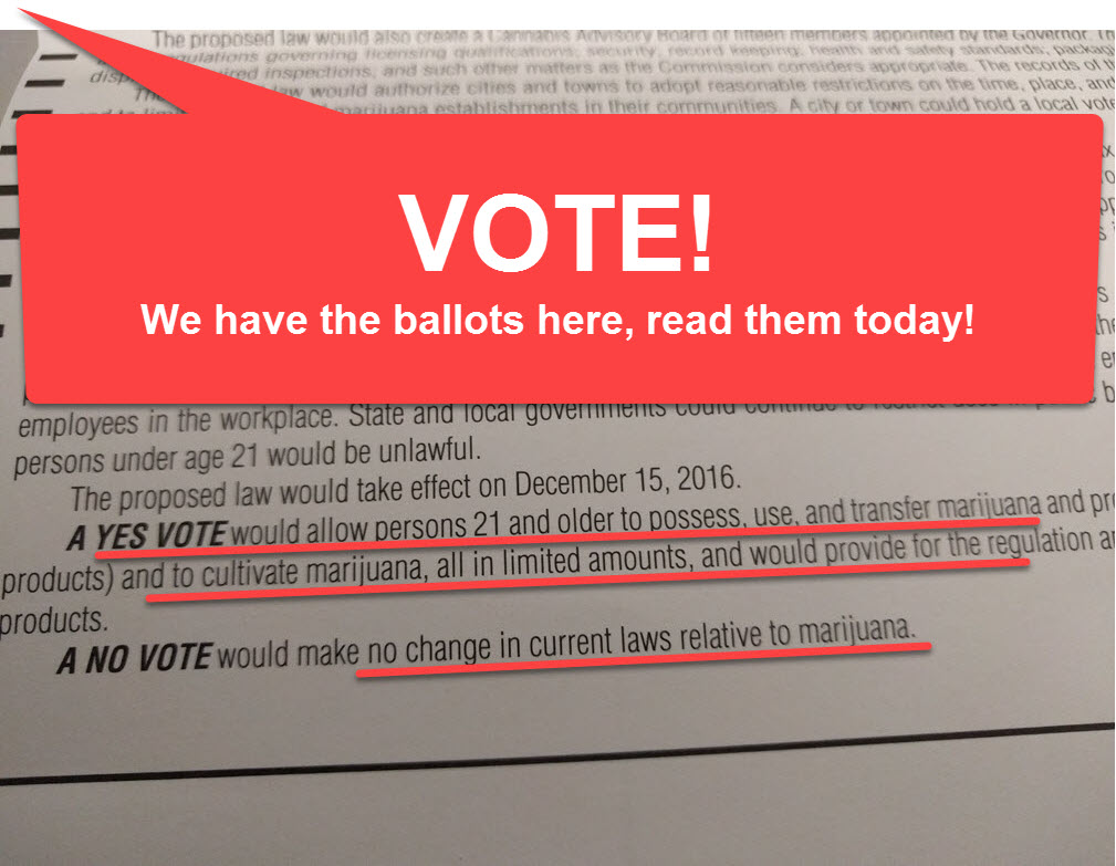 Get Your Marijuana Voting Ballot Today, Why Wait?