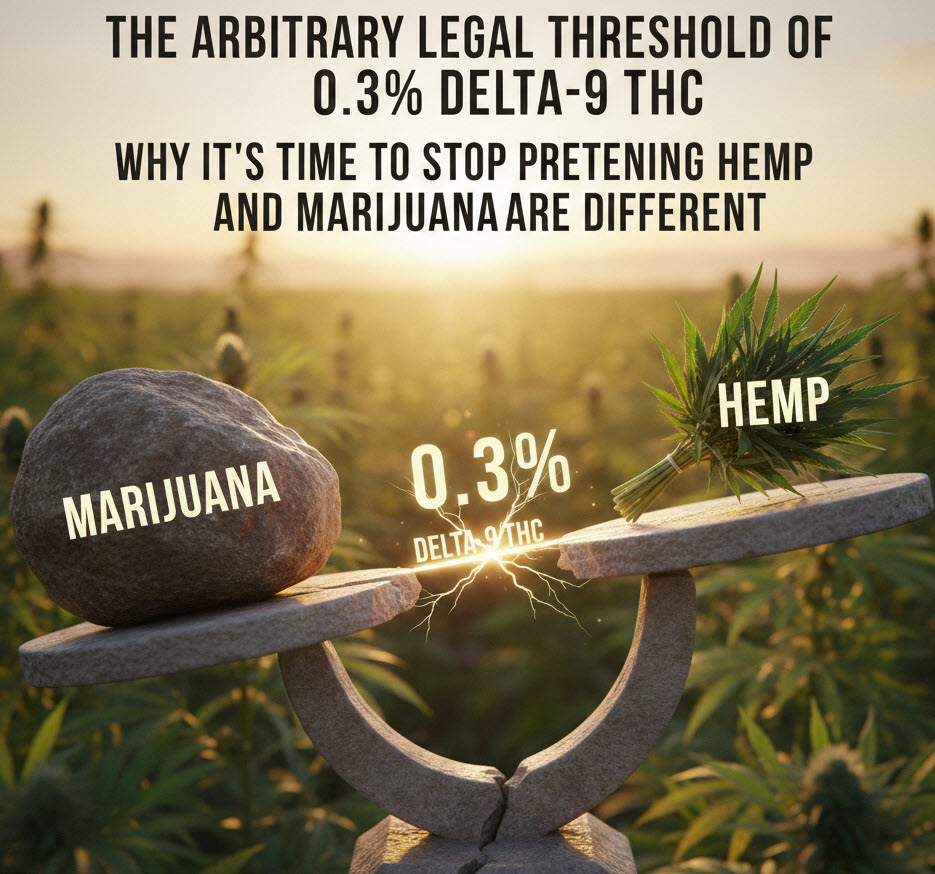 The Arbitrary Legal Threshold of 0.3% Delta-9 THC - Why It's Time to ...