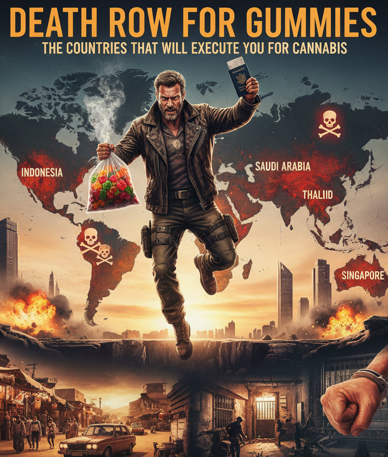 Death Row for Gummies: The Countries That Will Execute You for Cannabis