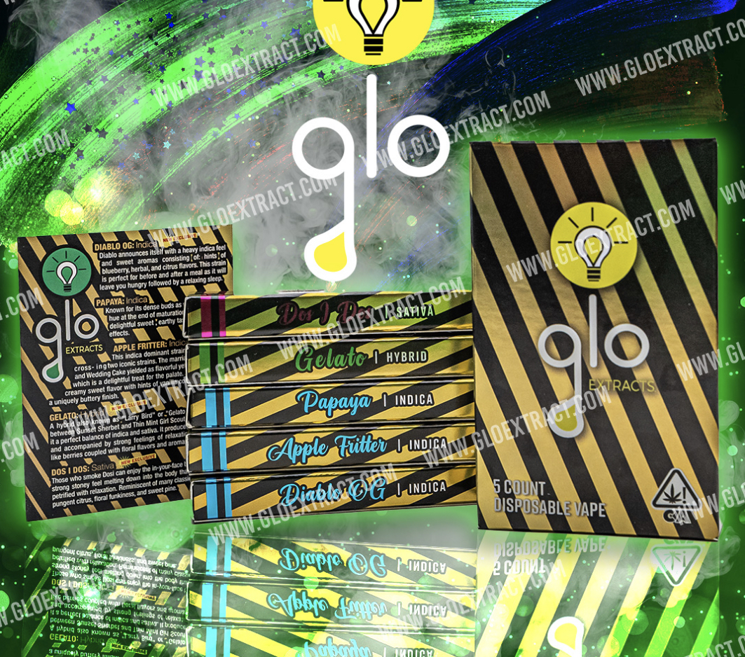 GLO 1 GRAM DISPOSABLE VAPE - Diablo OG (Indica) | Concentrate ...